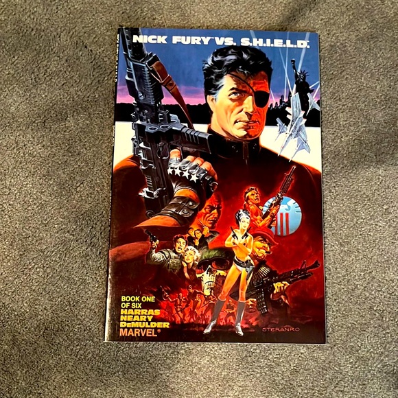 Marvel | Other | Vintage 988 Nick Fury Vs Shield Book One | Poshmark